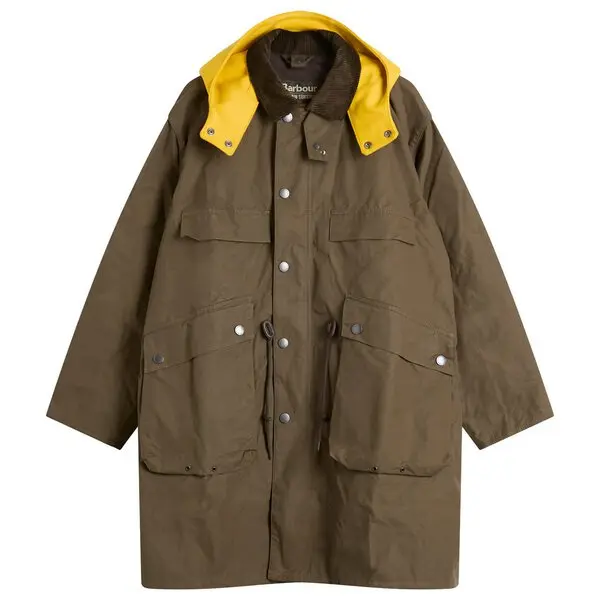 Barbour X Kaptain Sunshine Bedale Casual Field Coat - Khaki Brown